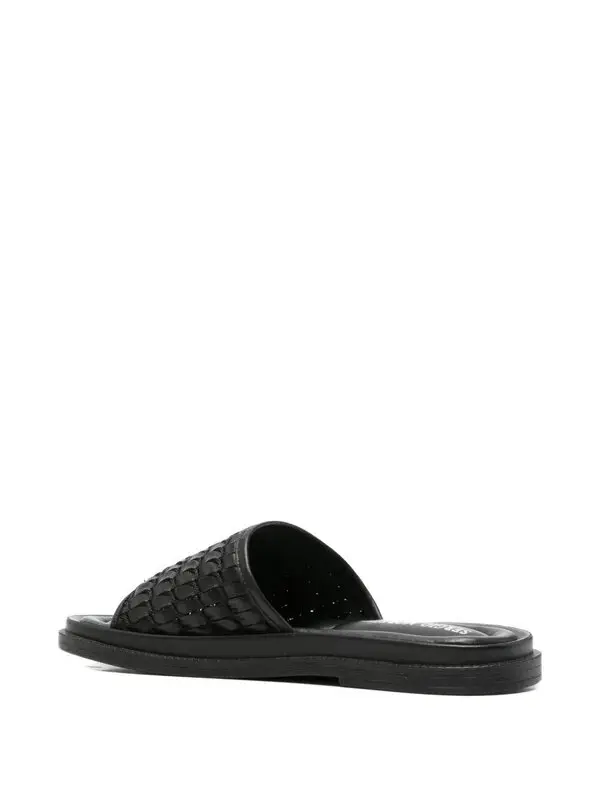 SERGIO MORETTI FIRENZE Woven Strap Slides