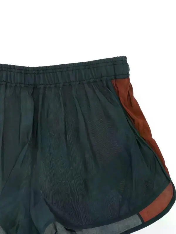 Saint Laurent Colour-block Elasticated Shorts