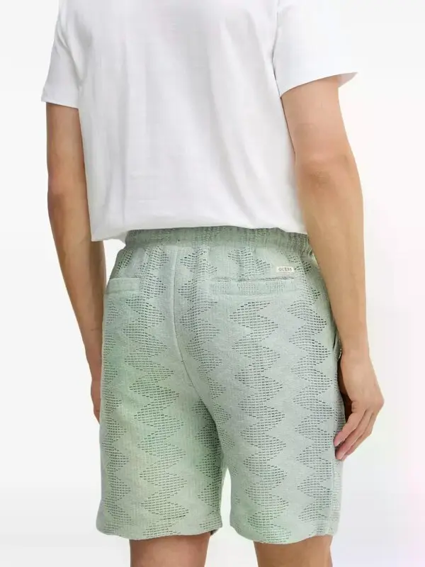 Guess Zigzag Pattern Knitted Shorts