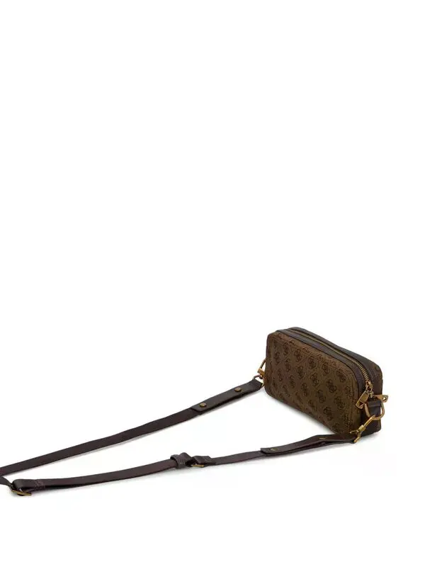 Guess Monogram Print Messenger Bag