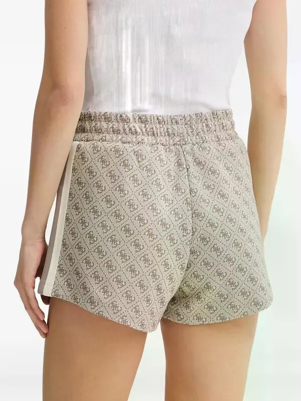 Guess Monogram Pattern Mini Shorts