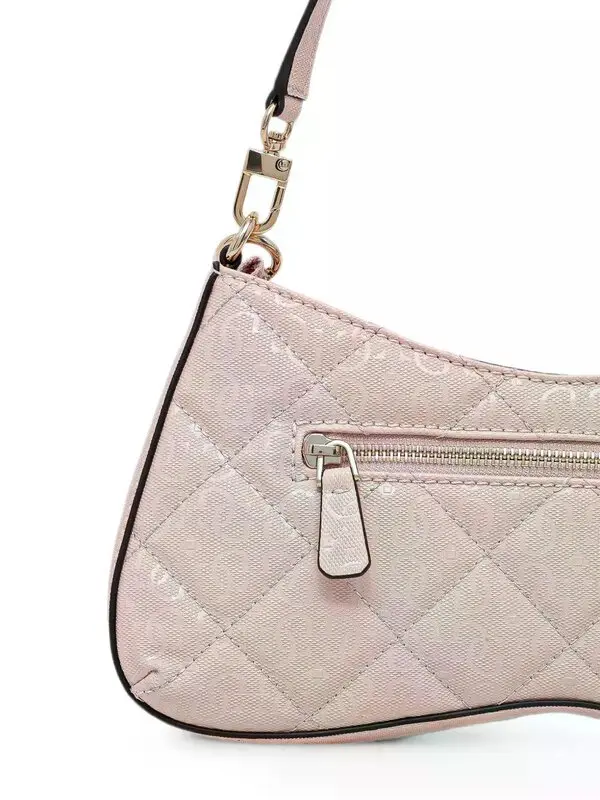 Guess Libby Quilted Shoulder Bag - Pink