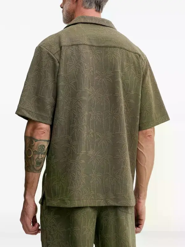 Guess Palm-tree Short-sleeve Shirt