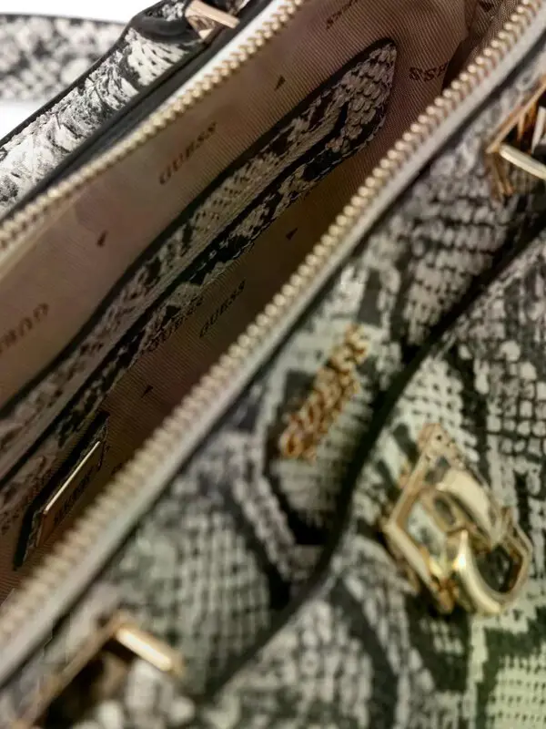Guess Snakeskin-effect Tote Bag