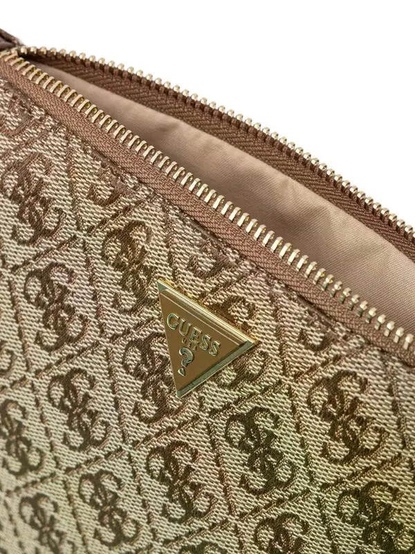 Guess 4g Monogram Print Chain-link Tote Bag