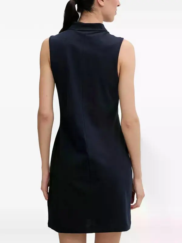 Guess Sleeveless Polo-collar Mini Dress