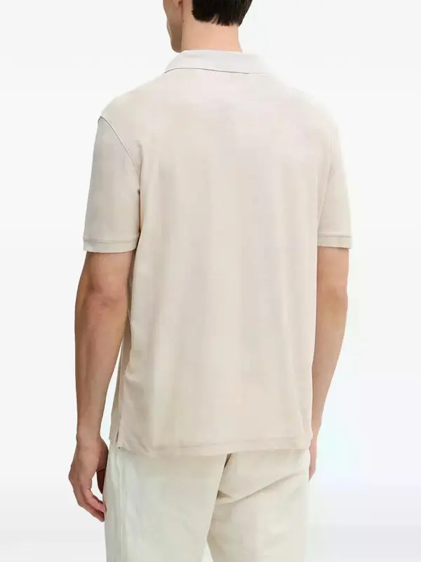 Guess Floral-jacquard Polo Shirt