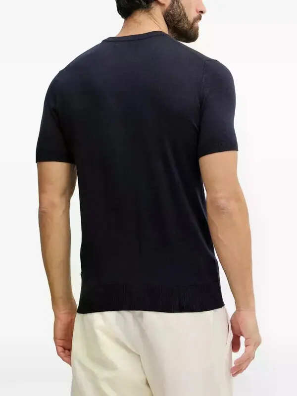 Guess Logo-embroidered Short-sleeve T-shirt