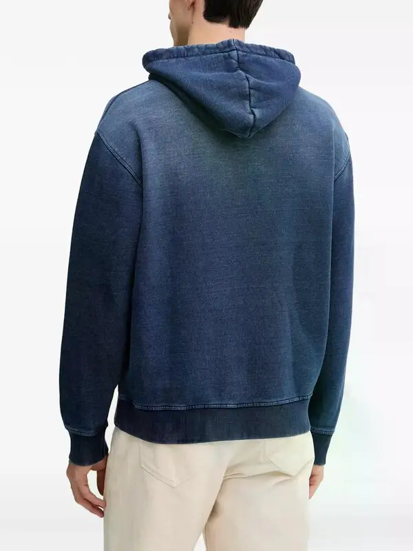 Guess Faded Effect Drawstring Hoodie