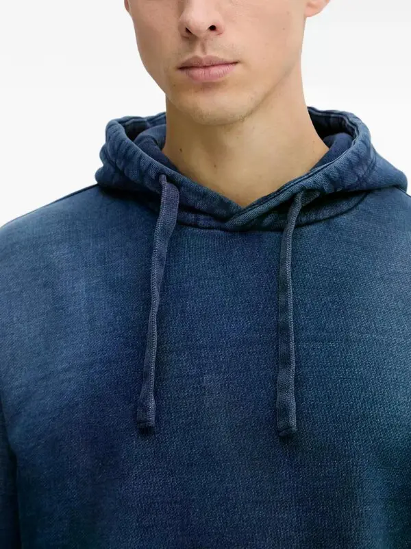 Guess Faded Effect Drawstring Hoodie