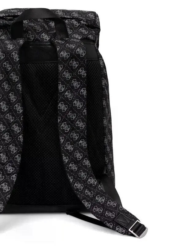 Guess Berlin Logo-print Backpack - Black