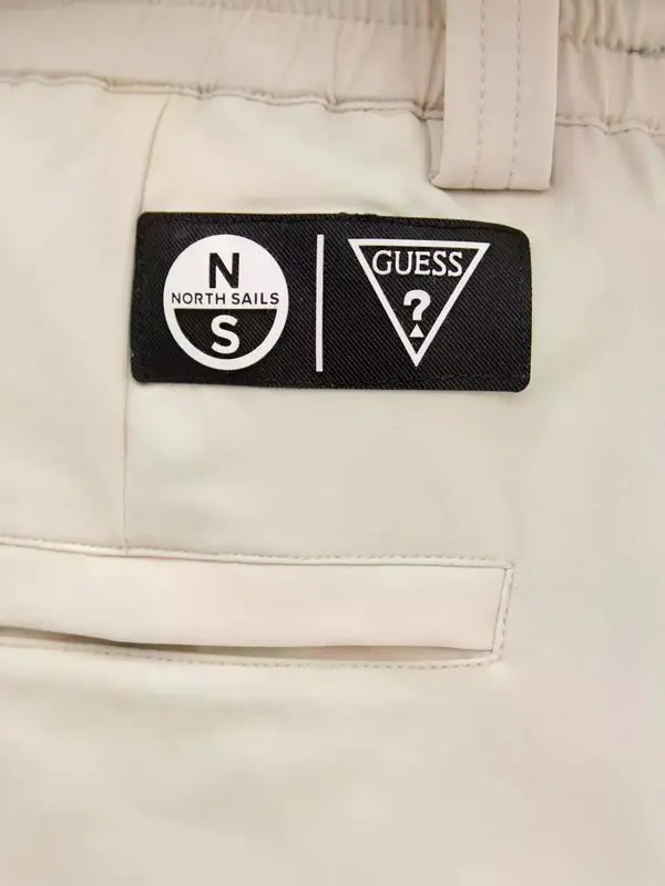 Guess Logo-patch Drawstring Shorts