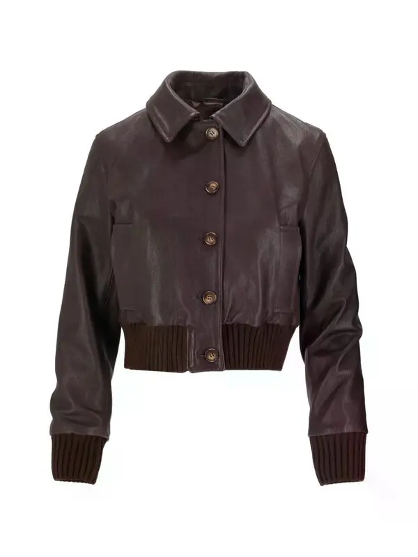 LA ROSE Capra Ribbed-trim Jacket