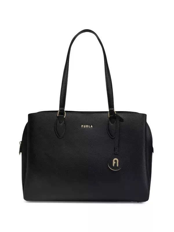 Furla Minerva Arch-logo Tote Bag - Black