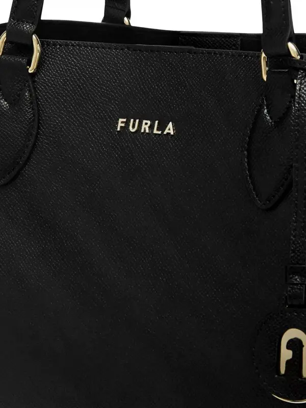 Furla Minerva Arch-logo Tote Bag - Black