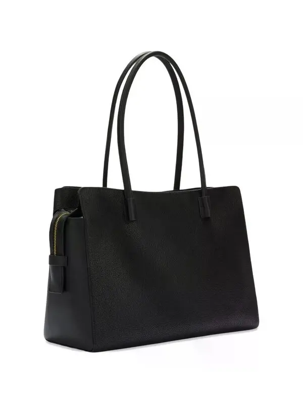 Furla Eris Leather Tote Bag - Black