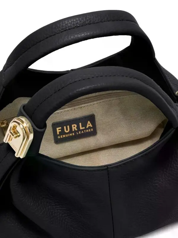 Furla Small Planeta Leather Tote Bag