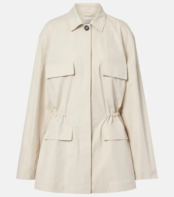 TOTEME Cotton-blend Jacket - Beige