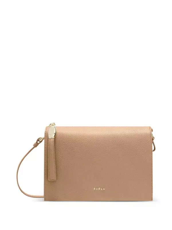 Furla Mini Ofelia Leather Crossbody Bag - Brown
