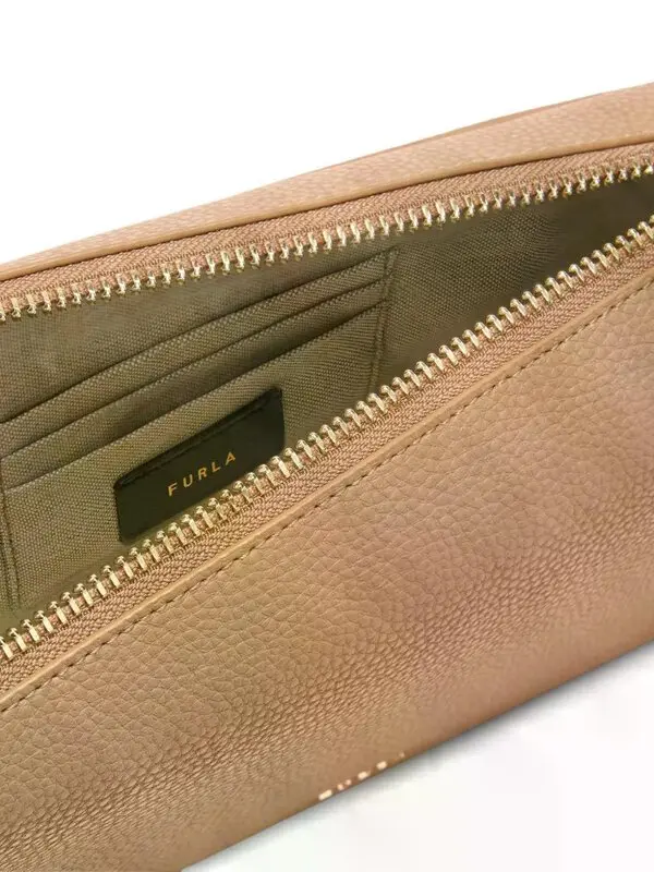 Furla Mini Ofelia Leather Crossbody Bag - Brown