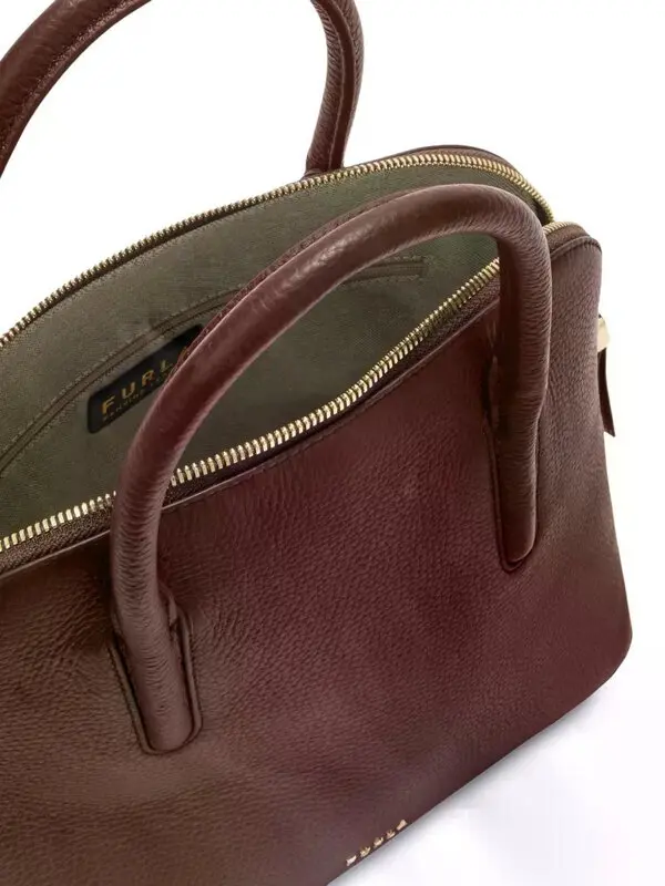 Furla S Atmosfera Dome Leather Tote Bag
