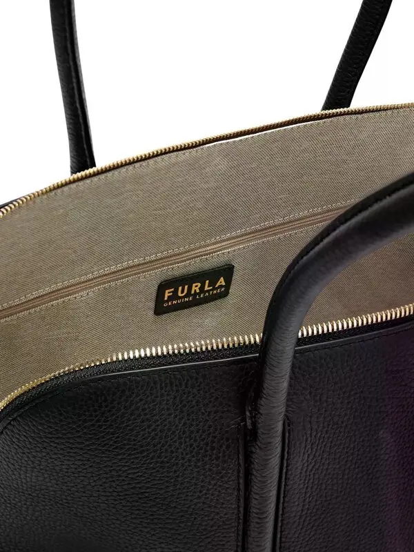 Furla L'atmosfera Dome Leather Shoulder Bag