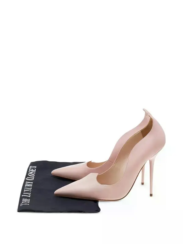 Versace Leather Pointed-toe Heeled Pumps