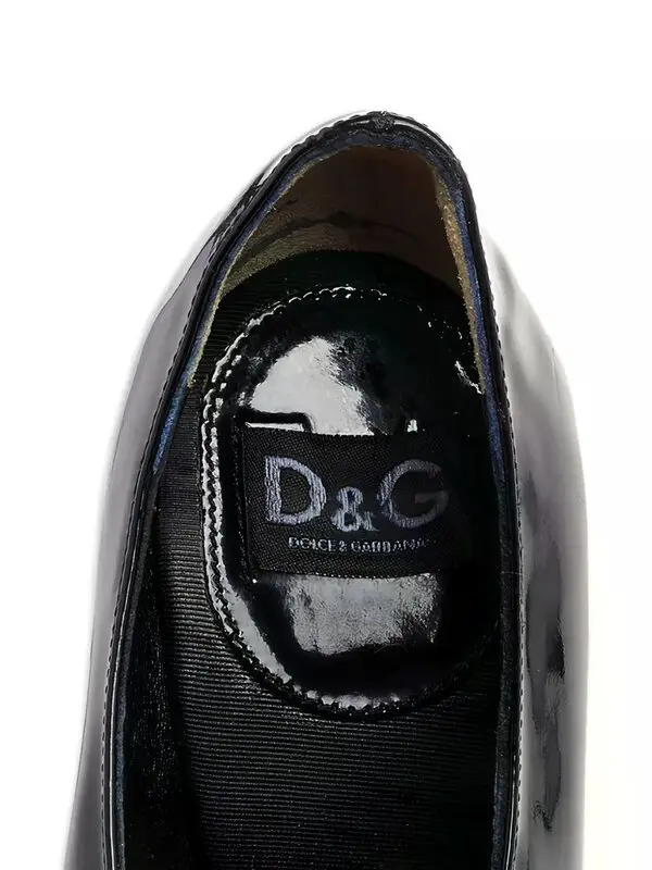 D&G PREOWNED 105mm Bow-detail Heeled Ankle Boots