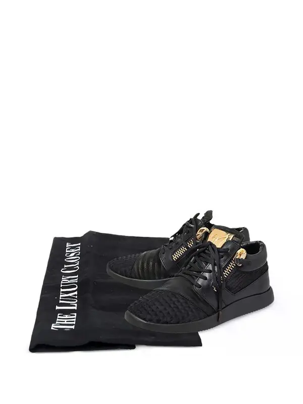 GIUSEPPE ZANOTTI Zip-accent Sneakers