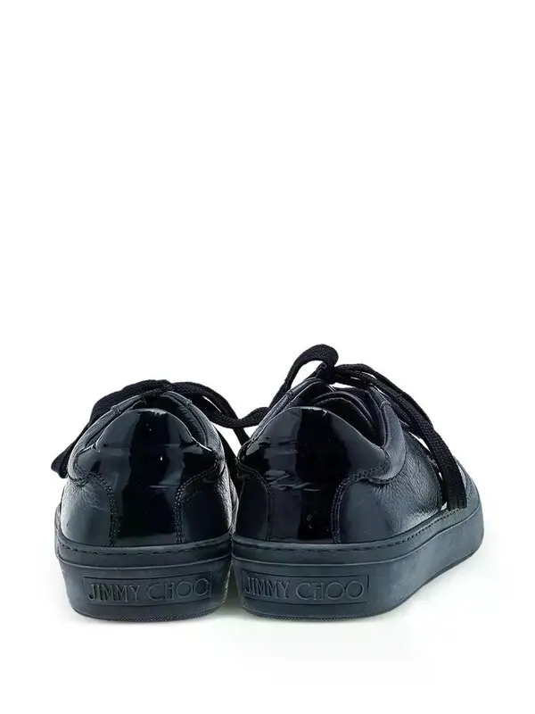 JIMMY CHOO Patent-leather Panels Low-top Sneakers