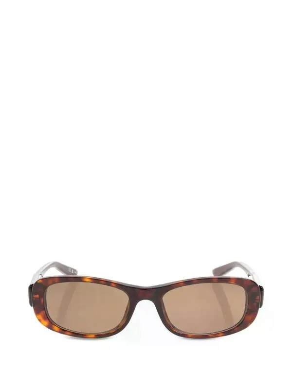 Balenciaga Tortoiseshell-effect Bb Sunglasses - Brown