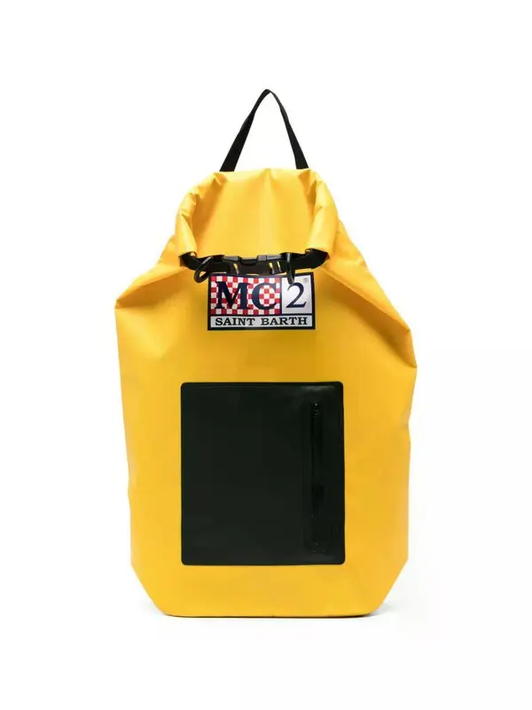 MC2 SAINT BARTH Logo Patch Backpack - Yellow