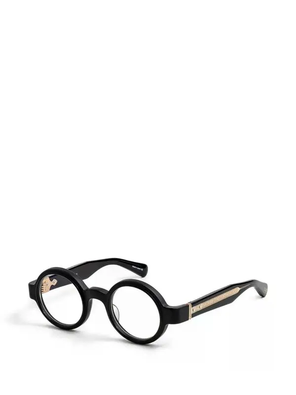 Matsuda Engraved Arm Round Frame Glasses
