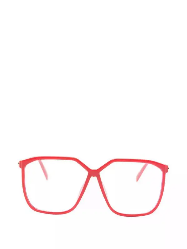 Valentino Garavani Vlogo Geometric Sunglasses - Red