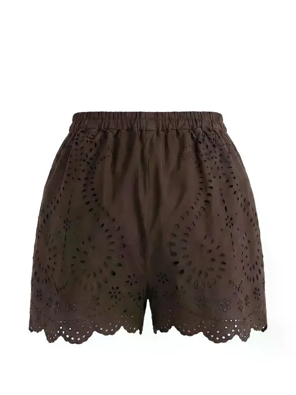 MEIMEIJ Broderie Anglaise Scalloped Shorts