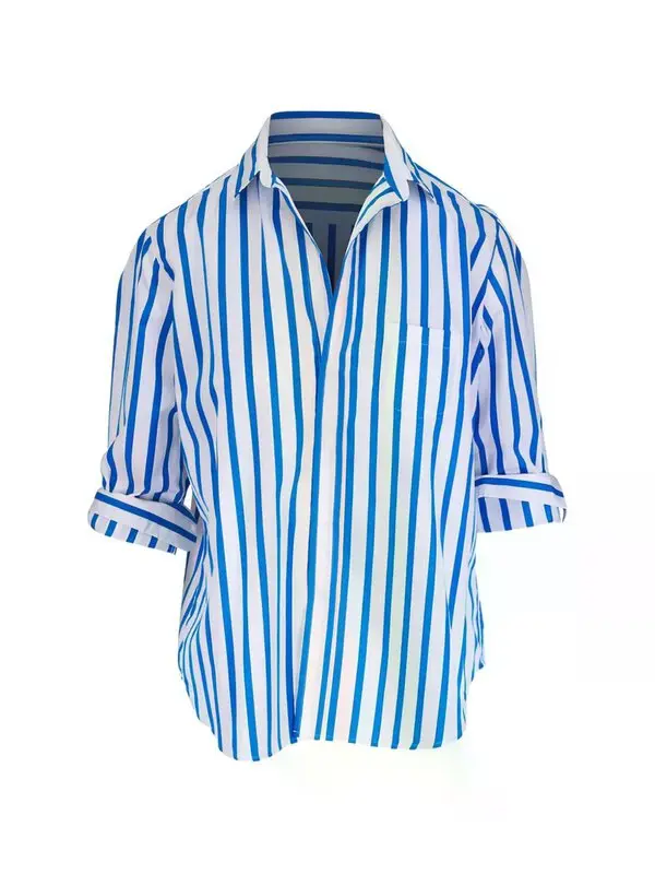 Frank & Eileen Eileen Stripe Pattern Shirt