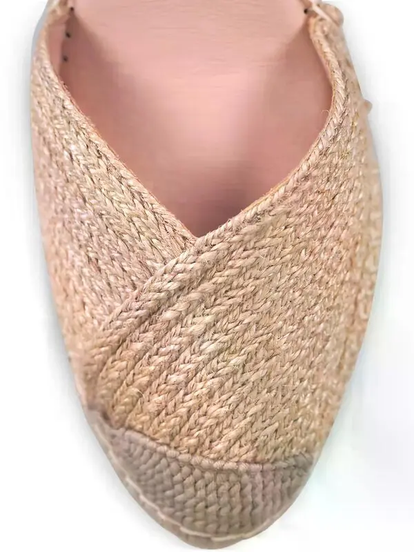 Ron White Buckle-fastening Wedge Espadrilles