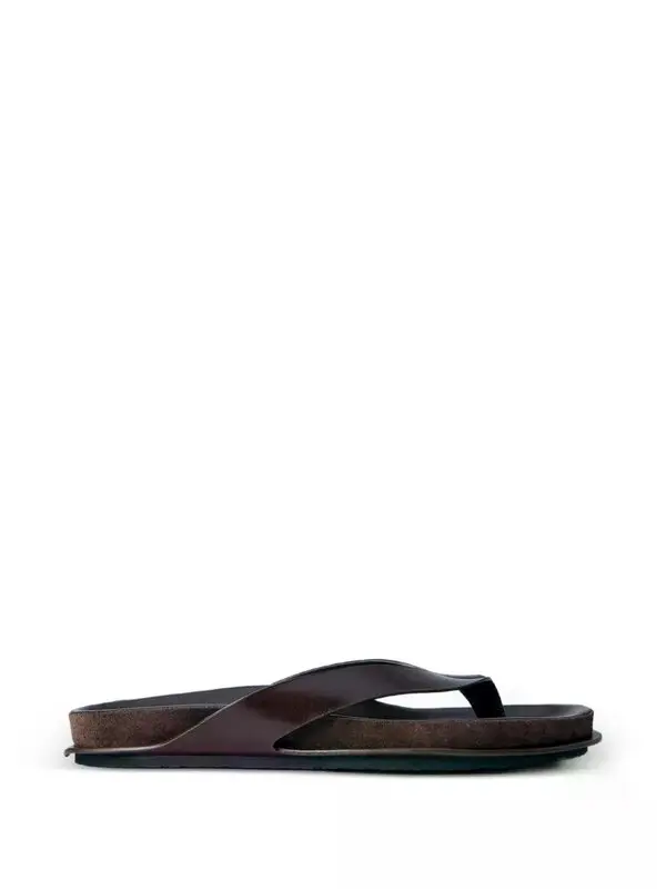 Jacquemus Tatanes Leather Thong Sandals