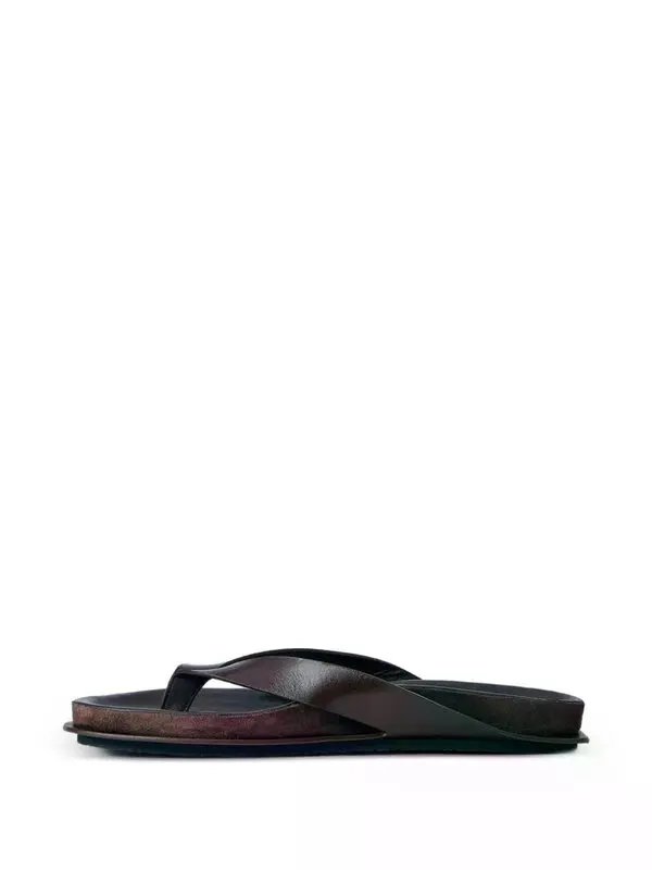 Jacquemus Tatanes Leather Thong Sandals