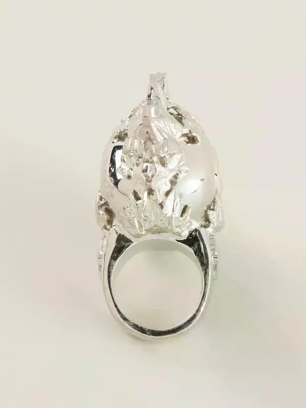 Alexander McQueen Ivy Skull Cocktail Ring