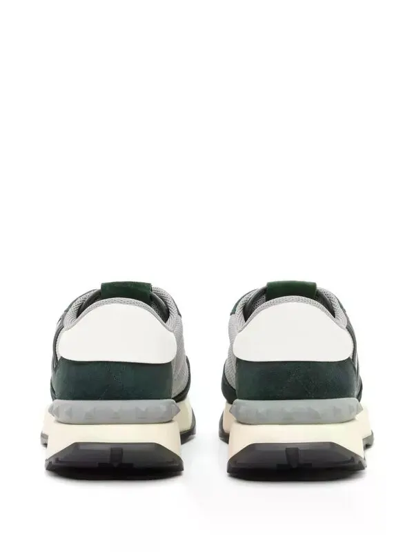 Valentino Garavani Netrunner Fabric And Suede Trainers