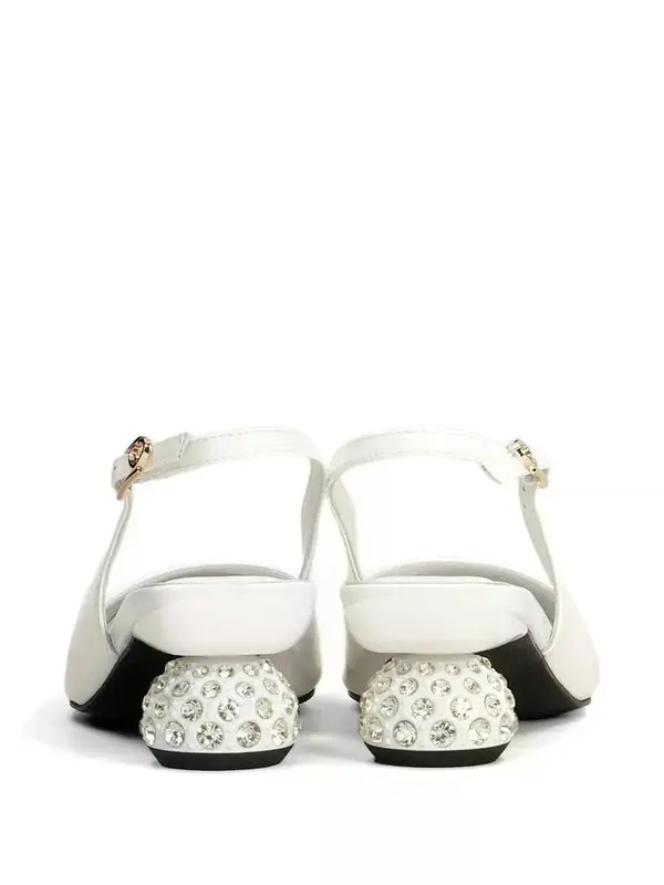 GOLD & ROUGE Embellished Slingback Pumps