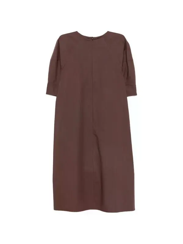 Antonelli Firenze Pleated Detail Short Sleeve Dress