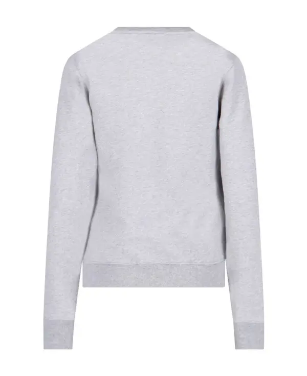 Maison Kitsuné Cotton Sweatshirt With Fox Champion Print