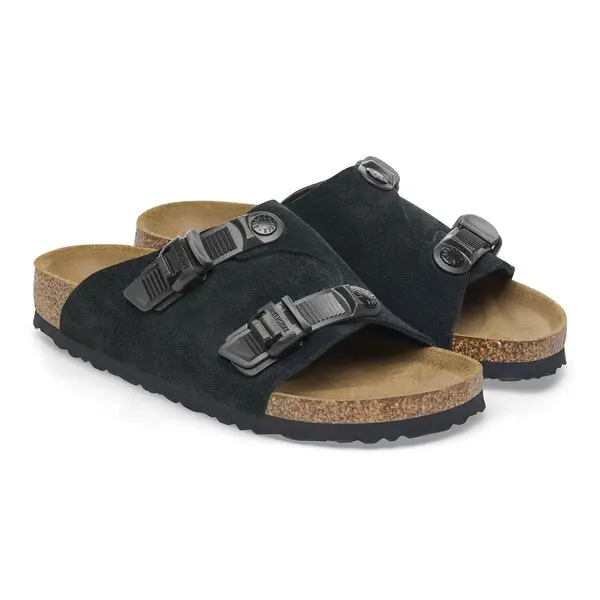 BIRKENSTOCK Zurich Tech Buckle Detailed Sandals - Black