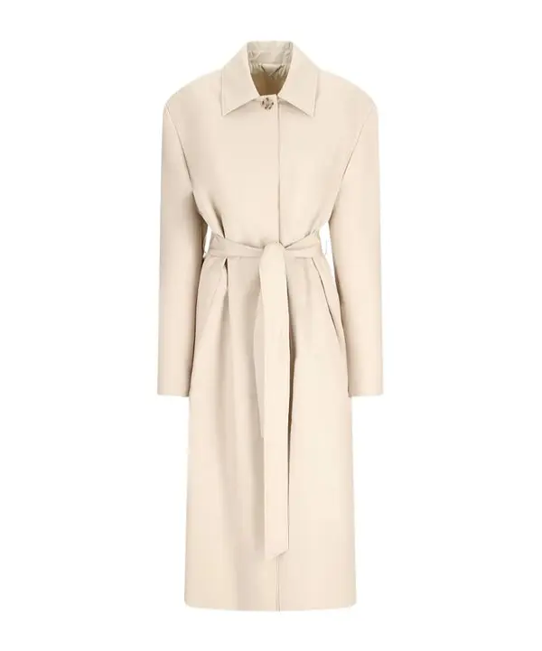 Magda Butrym Belted Cotton Coat