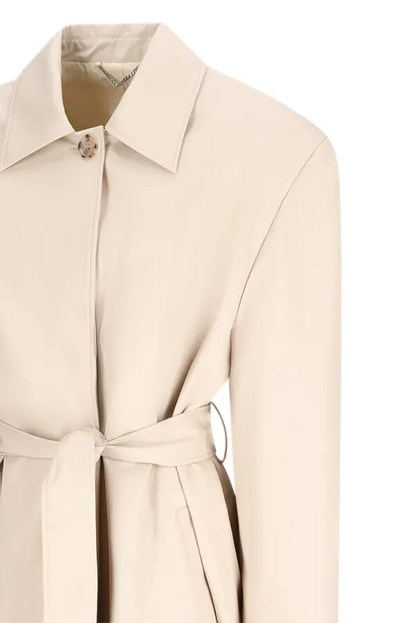 Magda Butrym Belted Cotton Coat