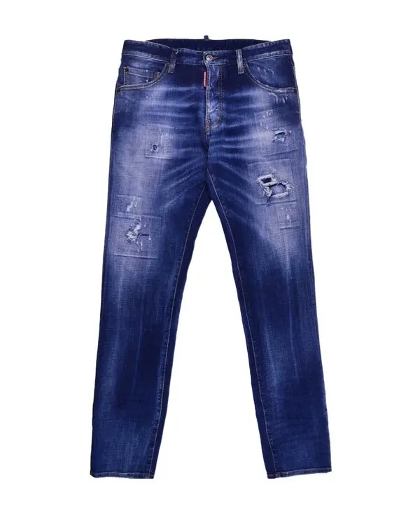 Dsquared2 Mid-rise Distressed Skinny Jeans