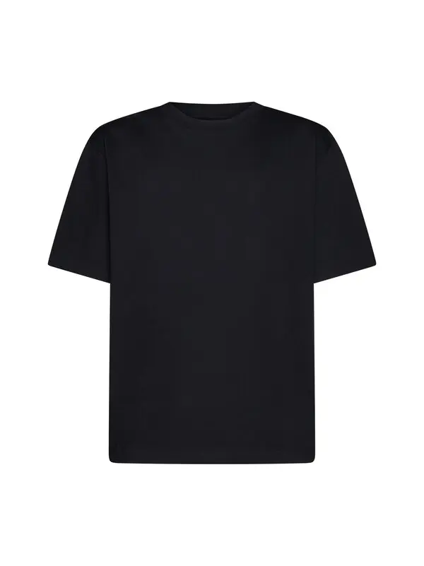 Studio Nicholson Lay Logo Printed Crewneck T-shirt - Black