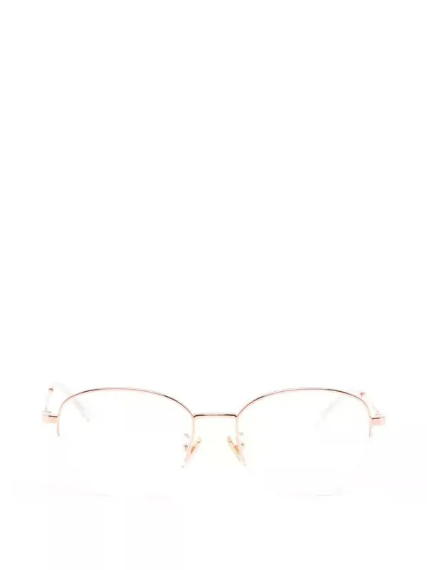 VOGUE EYEWEAR Half-rim Glasses - Pink